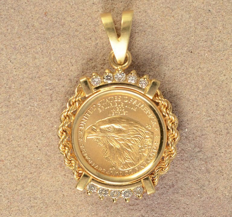 Pendants | Golden Treasure Coin Pendants | HH Gold, Inc.