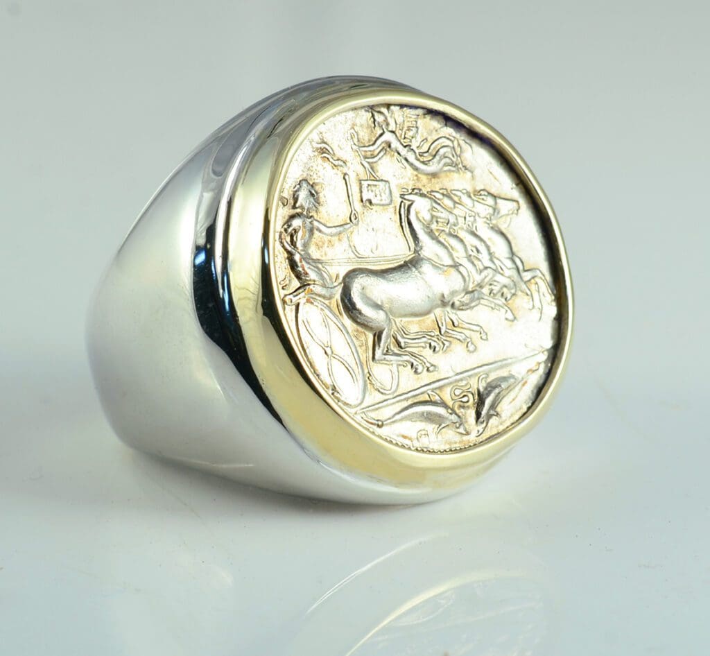 Gents Rings | Gents Coin Rings by HH Gold, Inc.